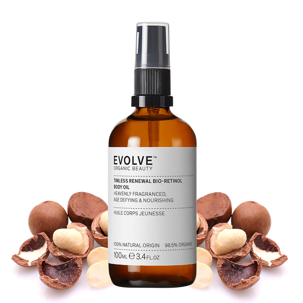 Evolve Beauty Timeless Renewal Bio-Retinol Body Oil 100ml — UOrganic