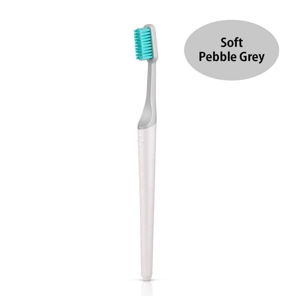 TIO Toothbrush Pebble Grey - Soft — UOrganic